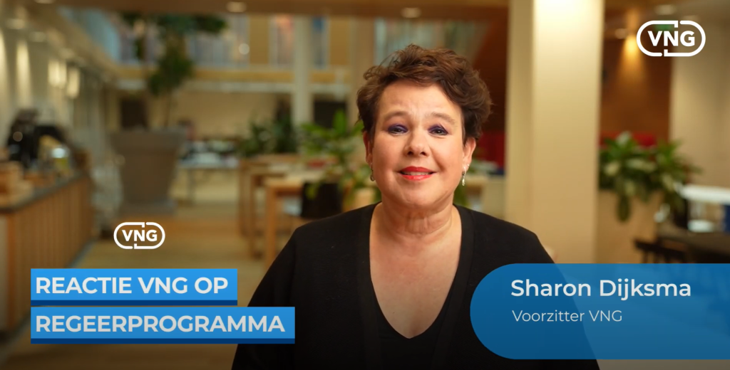 VNG-voorzitter Sharon Dijksma reageert op Regeerprogramma - VNG Utrecht
